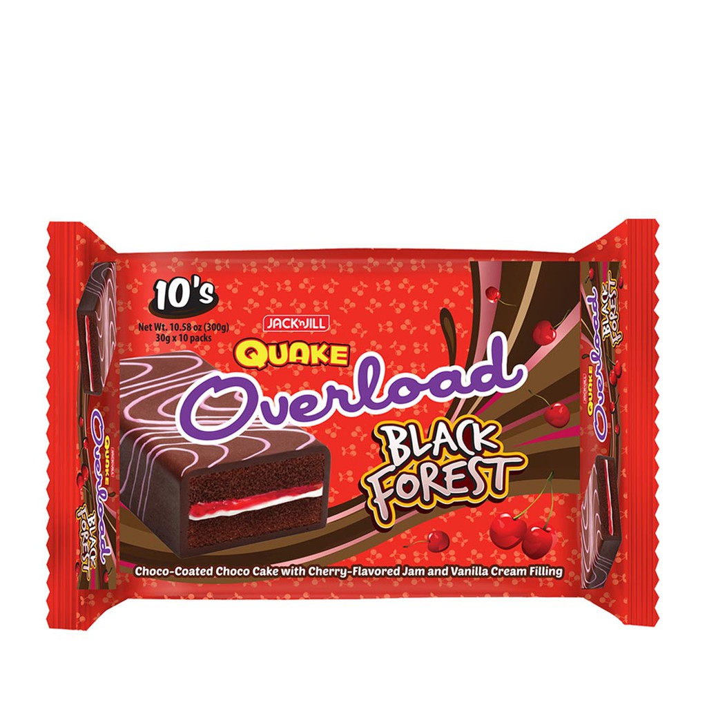 Quake Overload Black Forest (30g x 10) | Shopee Philippines