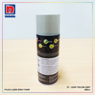 Pylox Lazer Spray Paint Light Yellow Grey PLZ037 400cc Nippon | Shopee ...