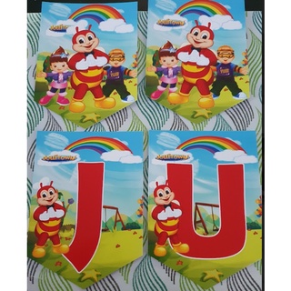JOLLIBEE JOLLITOWN buntings name birthday banner (SOLD PER FLAG/PIECE ...