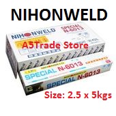 WELDING ROD SPECIAL N 6013 "NIHONWELD" Size: 2.5mm x 5kgs | Shopee ...