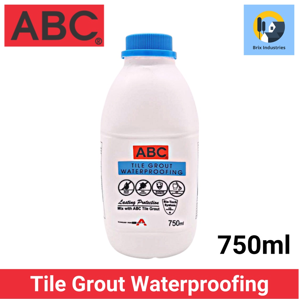 ABC Tile Grout Waterproofing 750ml with Bio-Tech System Acrylic Based ...