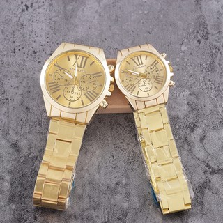 MK Michael Kors Stainless Steel gold couple gift Relo Watch W0001 ...
