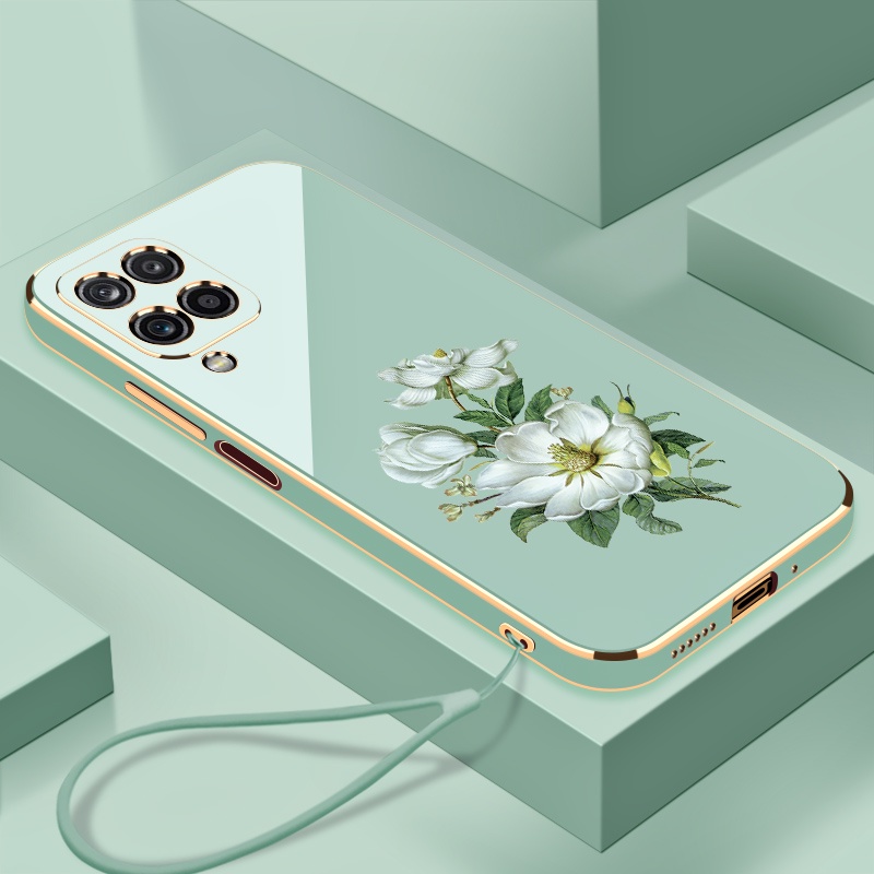 Casing jasmine flowe Samsung A12 A10S A10 A13 4g 5G Phone Case SoftCase ...
