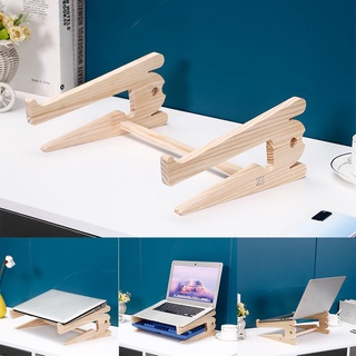 Wood Stand for Laptop Stand Monitor Stand for PC Window Wooden laptop ...