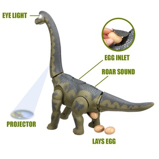 Egg Laying and Walking Robot Brachiosaurus Dinosaur Action figure with ...