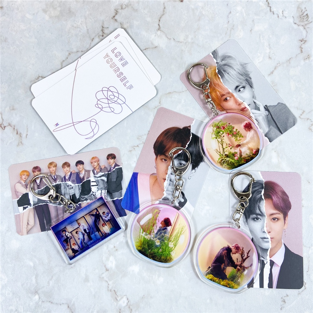 Keychain Love yourself Cute V JUNGKOOK JIMIN JIN SUGA RM JHOPE JK KPOP BTS-520 Bangtan Boys 21 ...