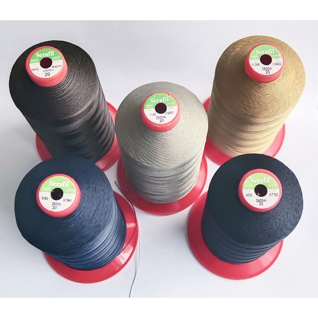 Seravil Skin Sewing Thread No.20 (2500 Meters) | Shopee Philippines