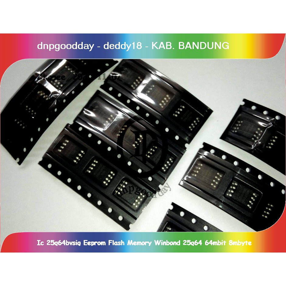 Ic 25q64bvsig Eeprom Flash Memory Winbond 25q64 64mbit 8mbyte - UniTop