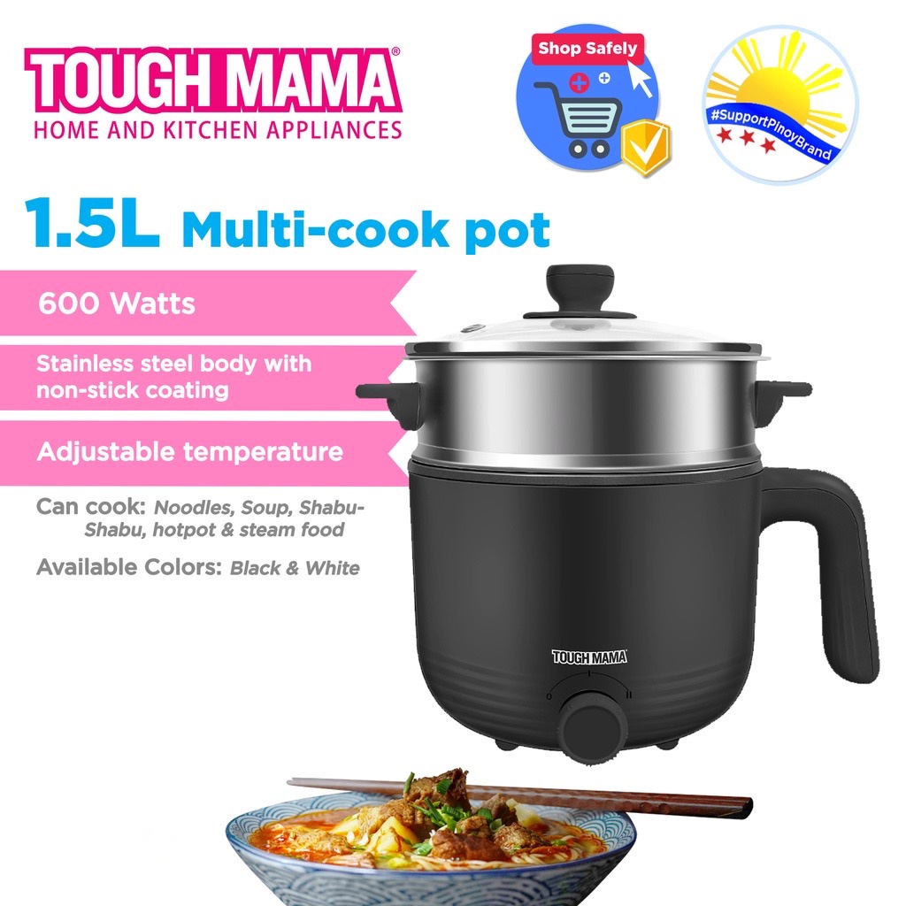 Tough Mama NTM-15MPSS 1.5L Multi Cooker With Steamer | Shopee Philippines