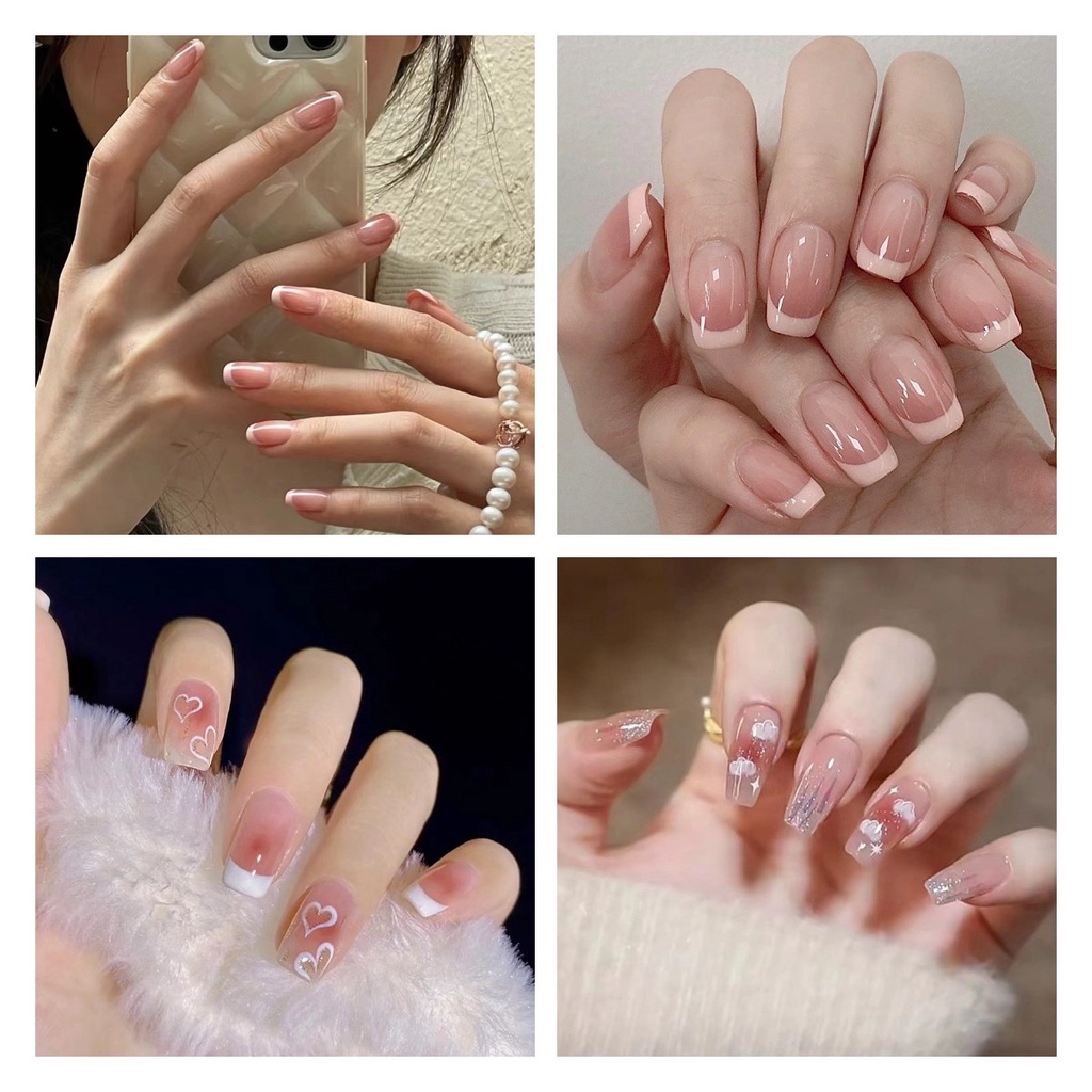 24 fashion style fake nails | Shopee Philippines