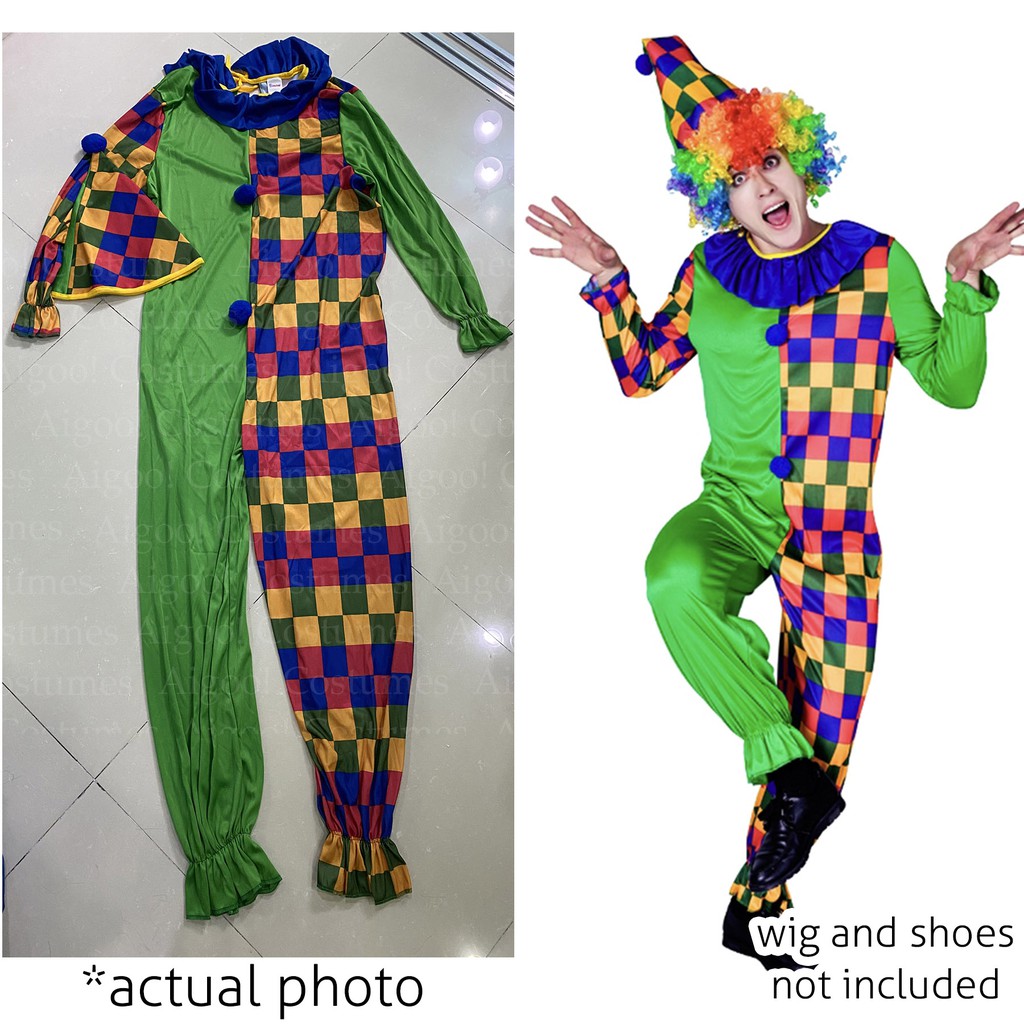 Clown Costume for Men Halloween Circus Cosplay | Shopee Philippines