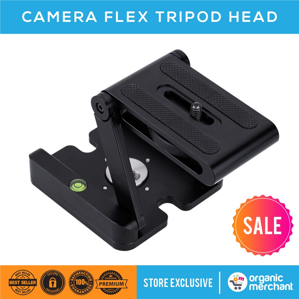 Professional Camera Flex Tripod Z Pan Tilt Folding Bracket Head Shape ...