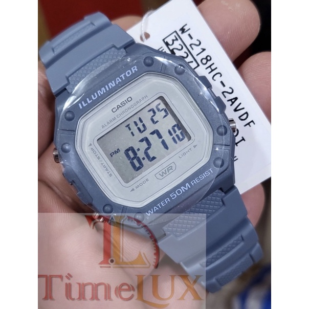 Casio Mens Rubber Illuminator W-218HC-2ABDF | Shopee Philippines