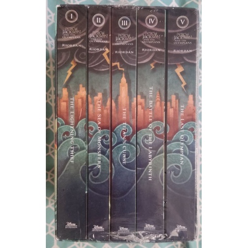 Percy Jackson and The Olympians Boxed Set by Rick Riordan | Shopee ...