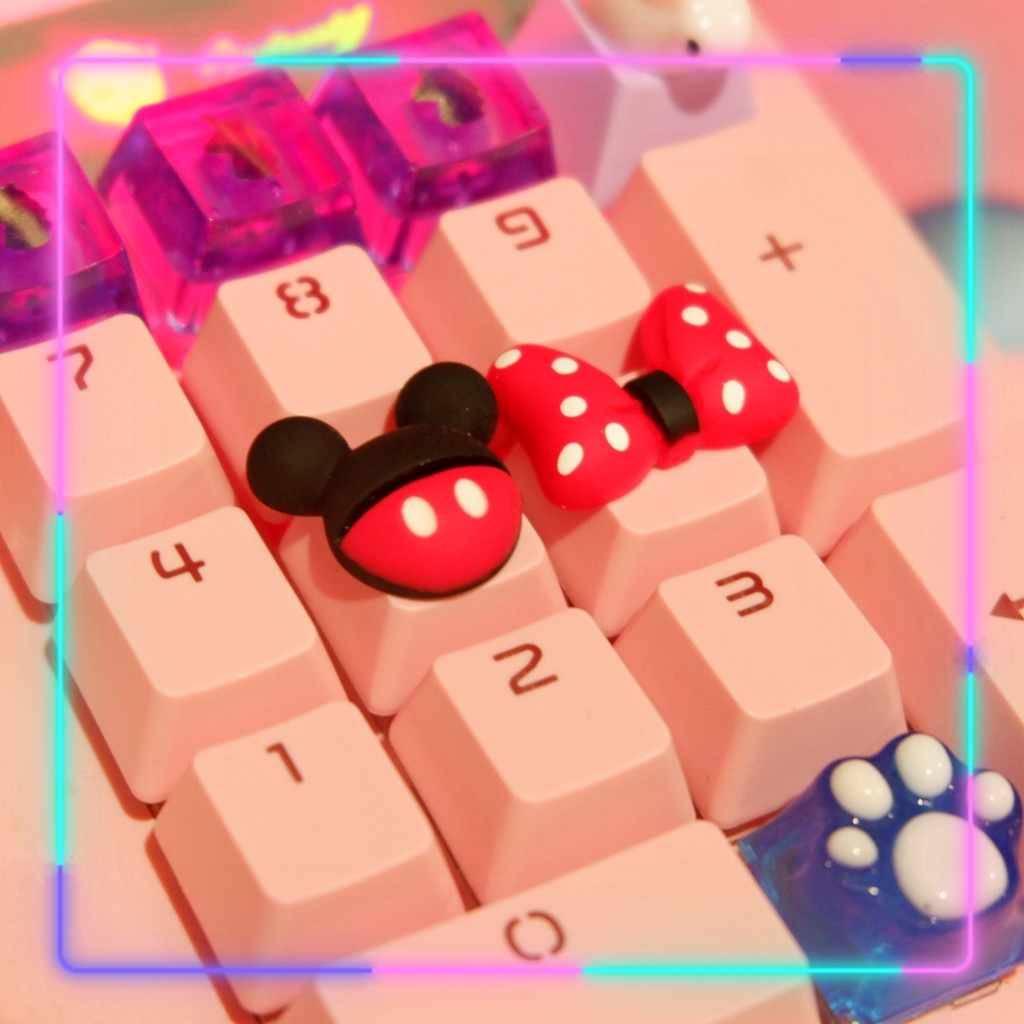 Disney Artisan Kawaii Keycaps for Mechanical Keyboard | Shopee Philippines