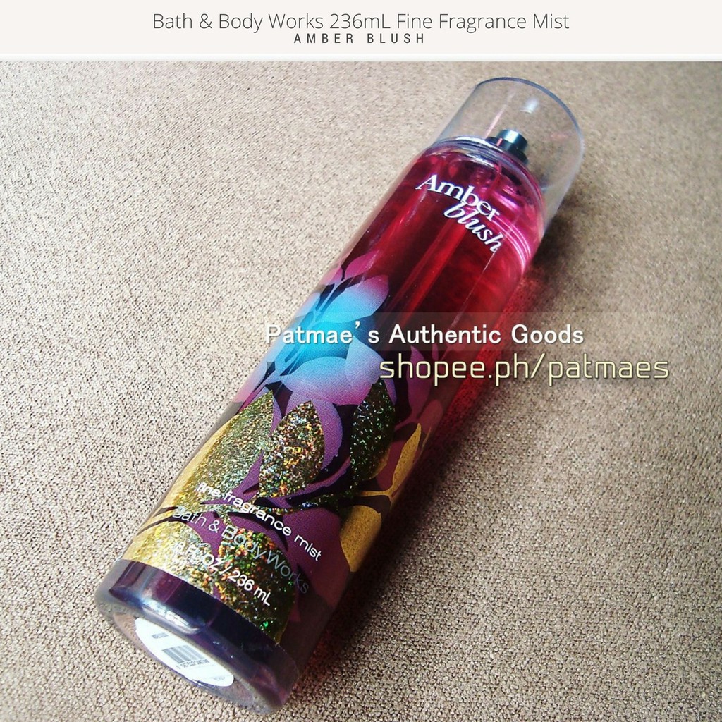 Bath and Body Works Fragrance Mist Amber Blush 236mL | Shopee Philippines
