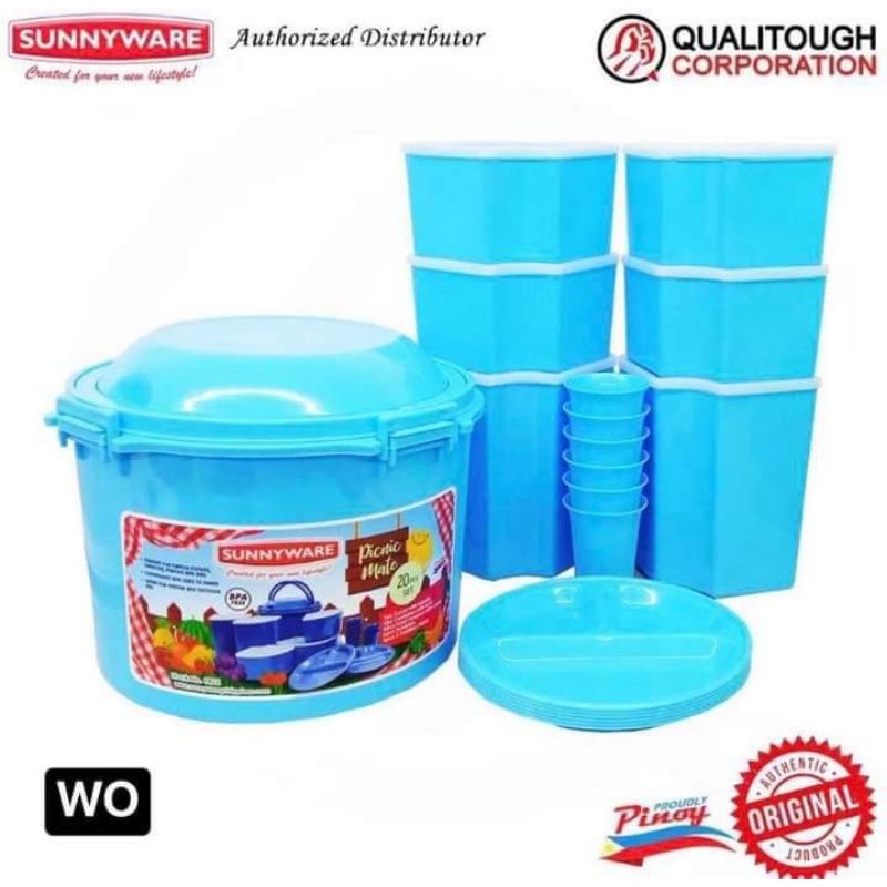 SUNNYWARE PICNIC MATE PICNIC SET 20in1 Food Organizer | Shopee Philippines