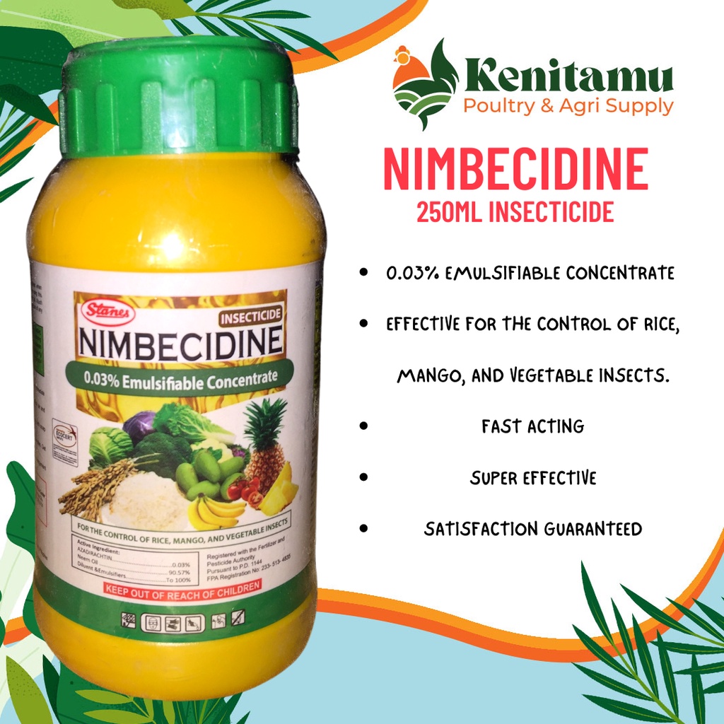 NIMBECIDINE 250ML INSECTICIDE BY: BERRIS AGRICULTURAL COMPANY INC ...