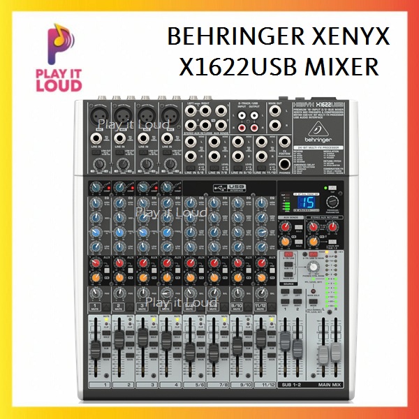 BEHRINGER XENYX X1622USB MIXER | Shopee Philippines