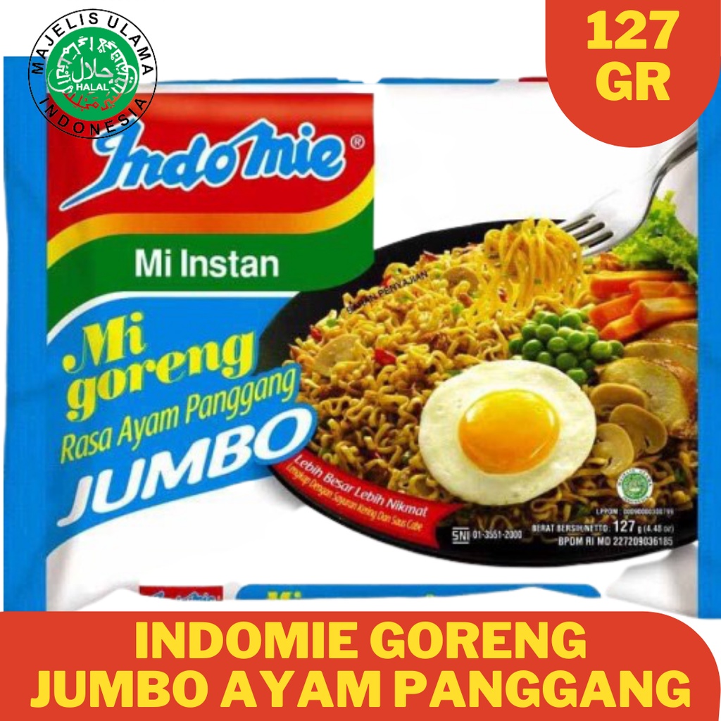 Indomie Blue Jumbo Grilled Chicken Fried Noodles | Shopee Philippines