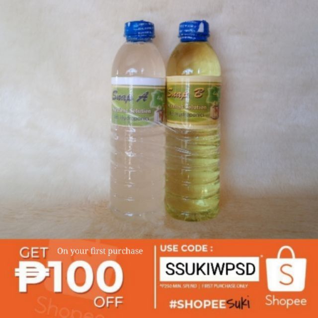 SNAP SOLUTION A & B SET HYDROPONICS | Shopee Philippines