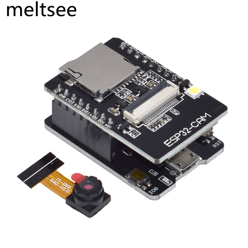 ESP32-CAM-MB WIFI ESP32 CAM Bluetooth Development Board with OV2640 Camera MICRO USB to Serial ...