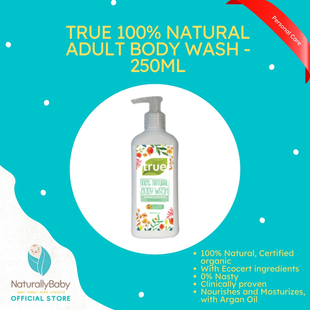 True 100% Natural Adult Body Wash (250ml) | Shopee Philippines