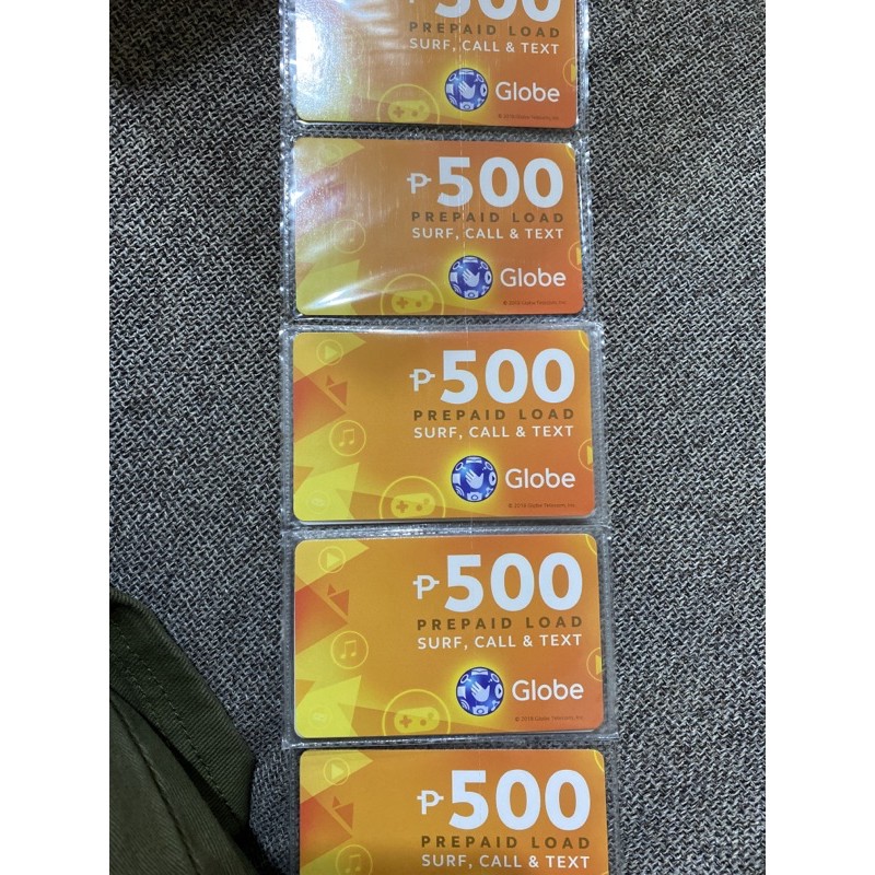 Globe 500 Load Cards | Shopee Philippines