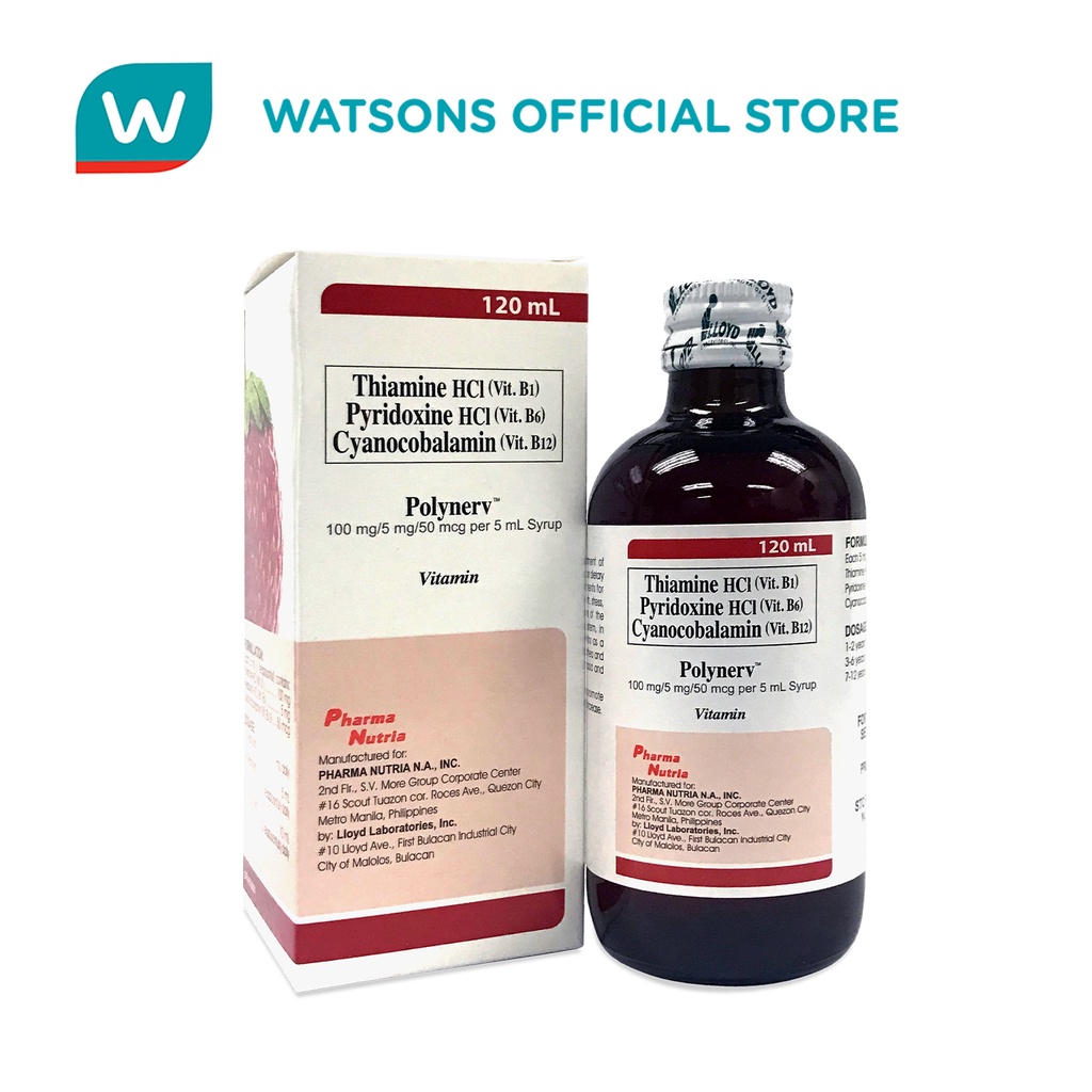 POLYNERV Syrup 120mL | Shopee Philippines
