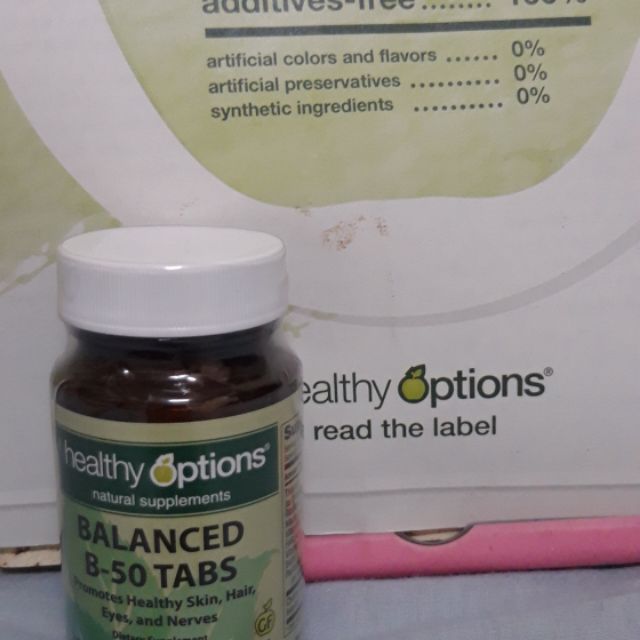 Healthy Options B-50 Tabs | Shopee Philippines