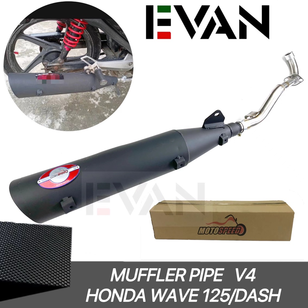 Honda Wave 125/Dash V4 Muffler Pipe Made in Thailand | Shopee Philippines