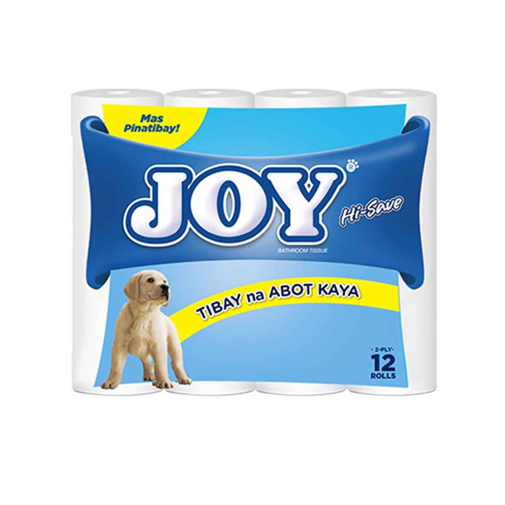 Joy Bathroom Tissue Hi-Save 12 Rolls | Shopee Philippines