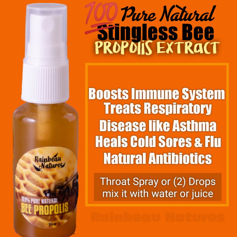 Pure Organic Stingless Bee Propolis Extract 30ml | Shopee Philippines