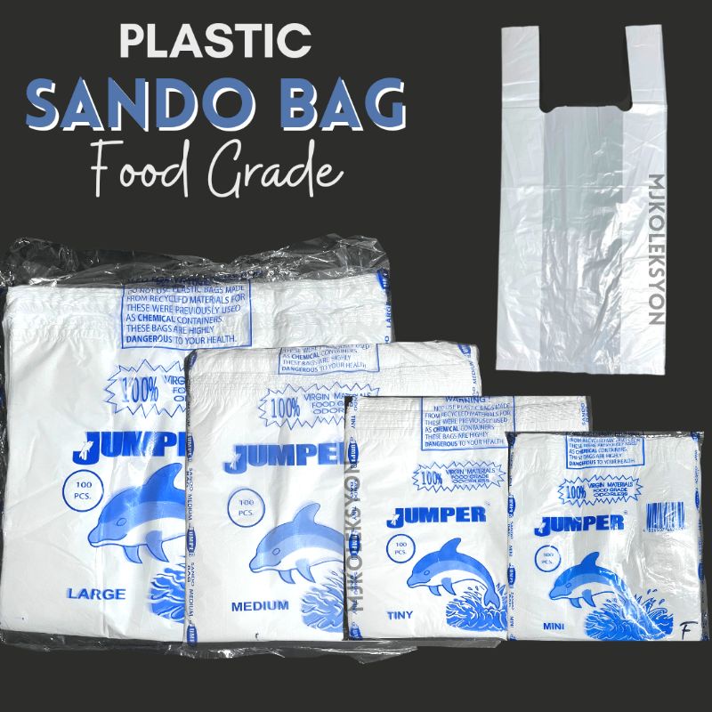 Plastic Sando Bag 100pcs | Shopee Philippines