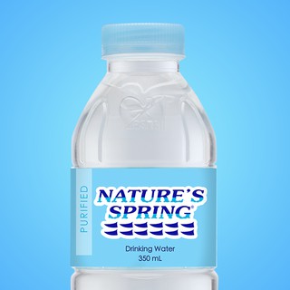Nature's Spring Purified Water 350 mL | Shopee Philippines