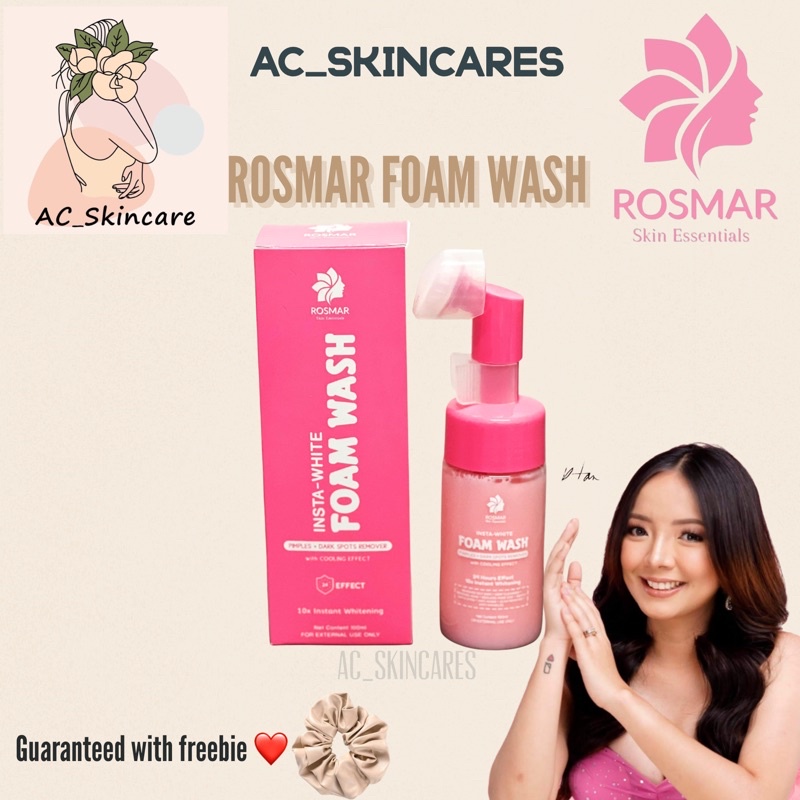 ROSMAR FOAM WASH- INSTANT WHITENING- pre order | Shopee Philippines