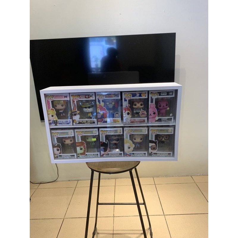 10 slots 2 layers funko pop display case | Shopee Philippines