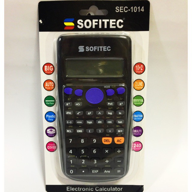 SOFITEC SEC-1014 calculator scientific | Shopee Philippines