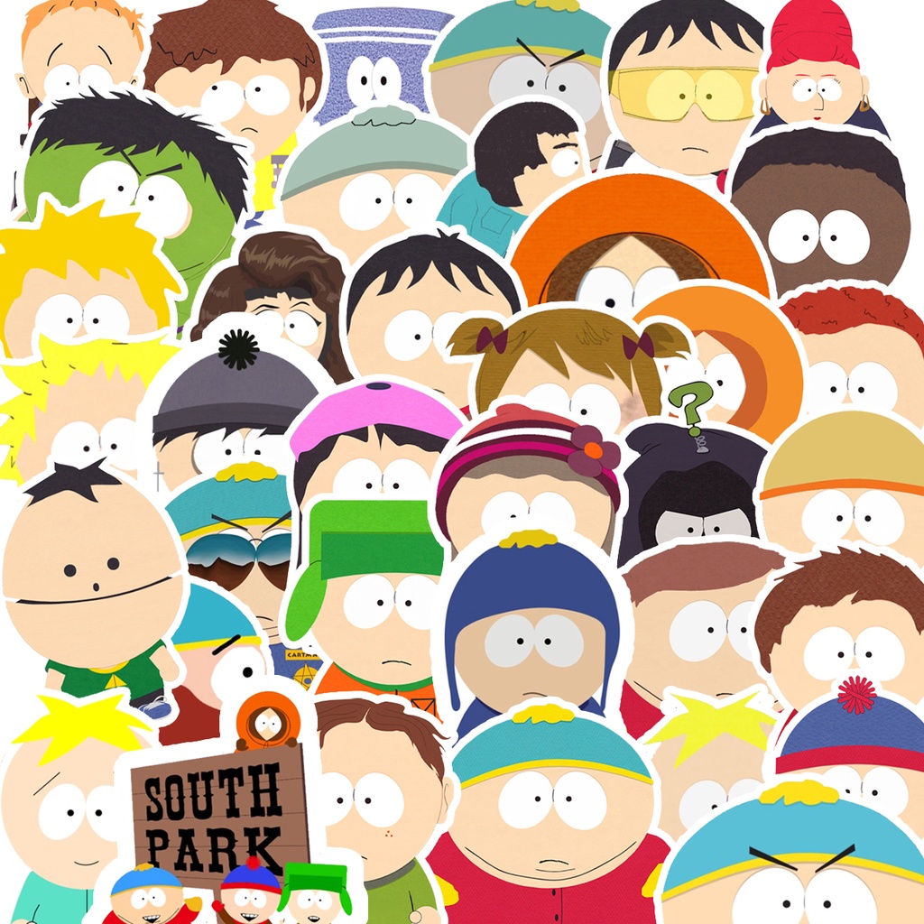South Park Cartoon Sticker Pack (35pcs) | Shopee Philippines