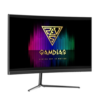 GAMDIAS ATLAS HD27CG 27" CURVE LED/165HZ/1MS/FHD/1500R/HDMI+DP/ GAMING ...