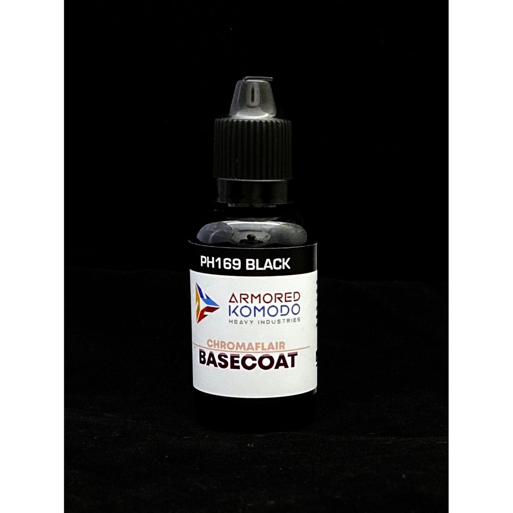 Black Flair Basecoat PH169 Waterbased Acrylics 30ml Armored Komodo ...