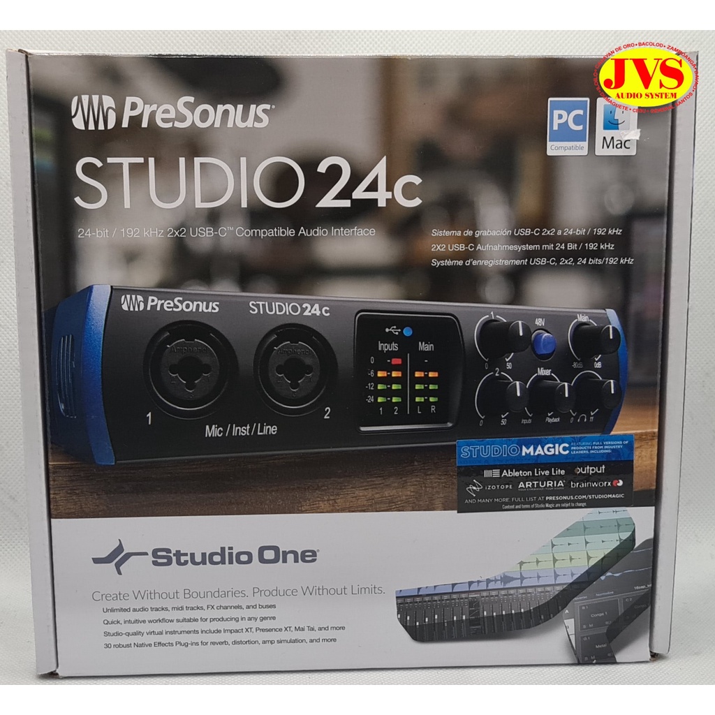 presonus studio 24c - Best Prices and Online Promos - Mar 2023 | Shopee ...