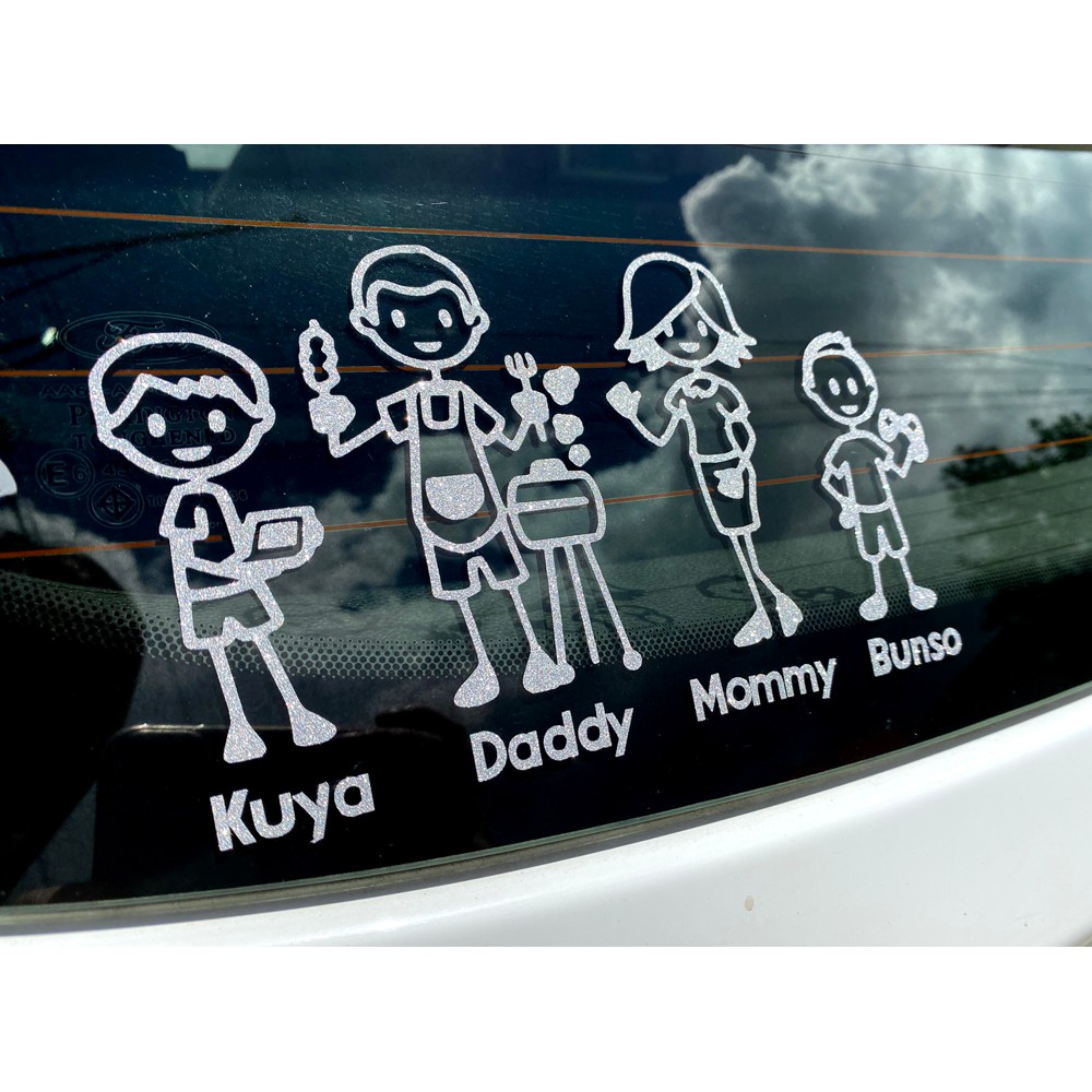 Stick Family Car Decal Stickers | Shopee Philippines