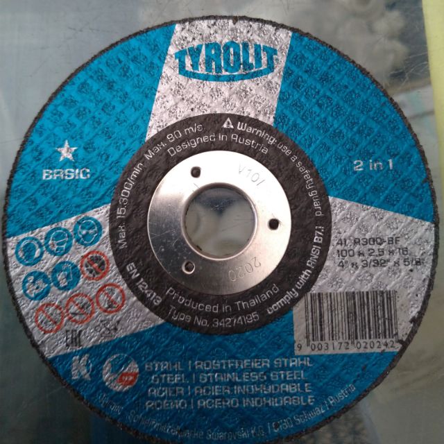 Tyrolit Metal Cutting Disc 4 Tyrolit Metal Cutting Disc 4