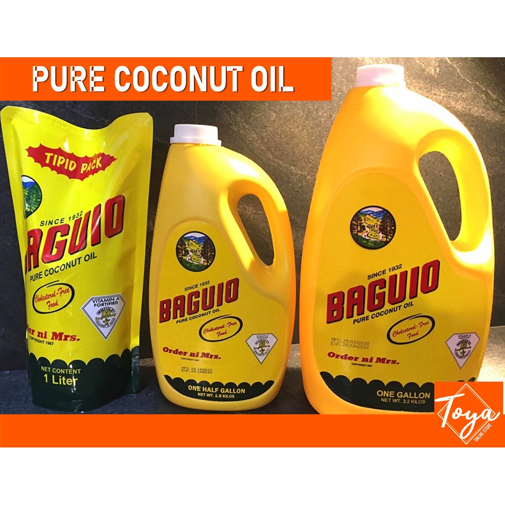 Baguio Pure Coconut Cooking Oil Shopee Philippines