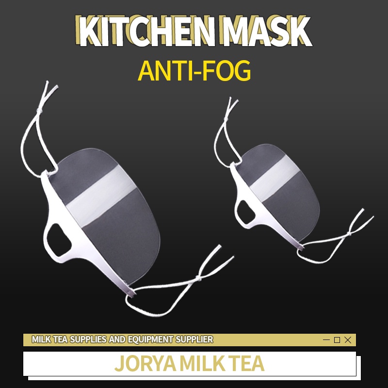 Transparent Face Mask Special Anti-fog Spray Saliva Chef Spit Plastic ...