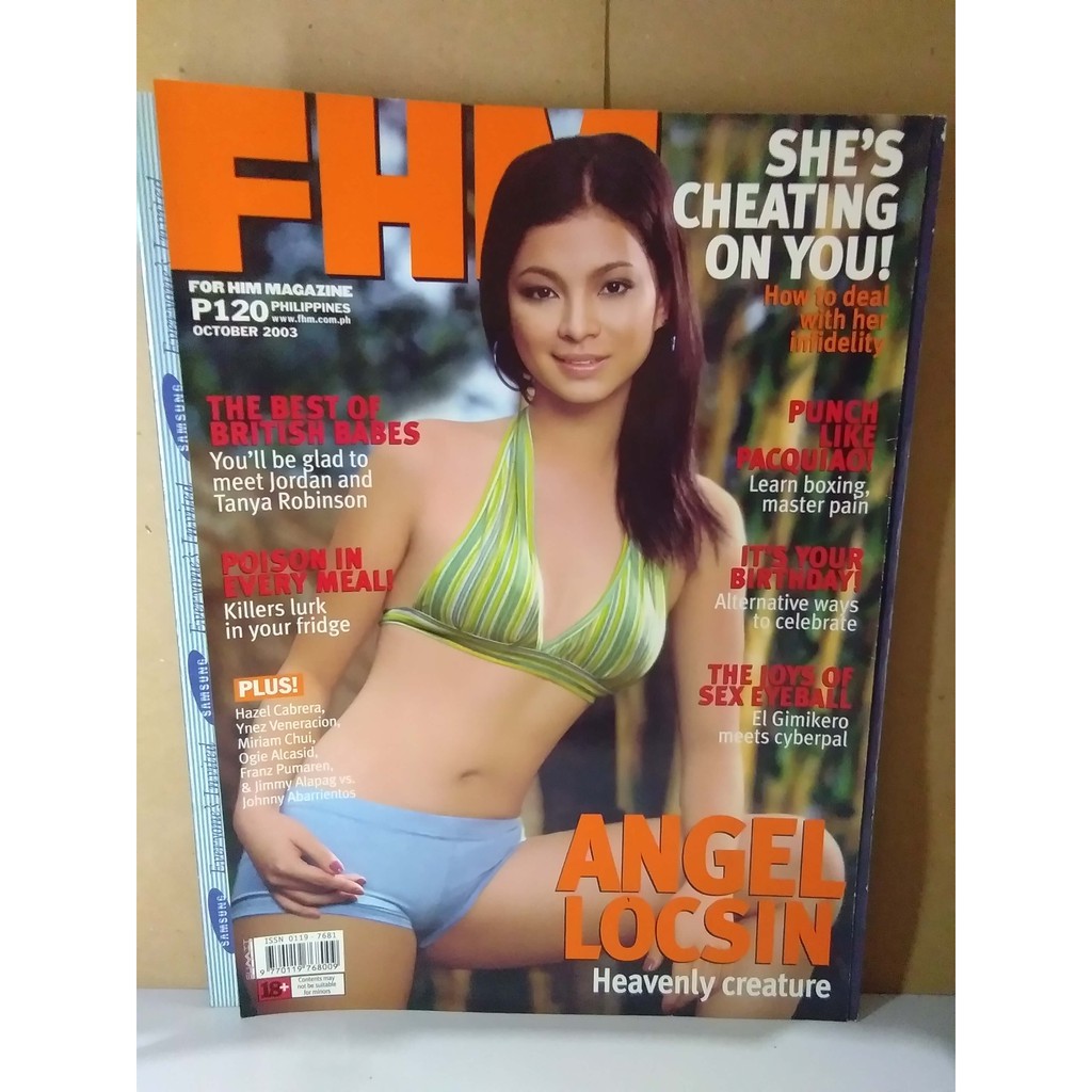 FHM 41, October 2003, Angel Locsin Cover | Shopee Philippines