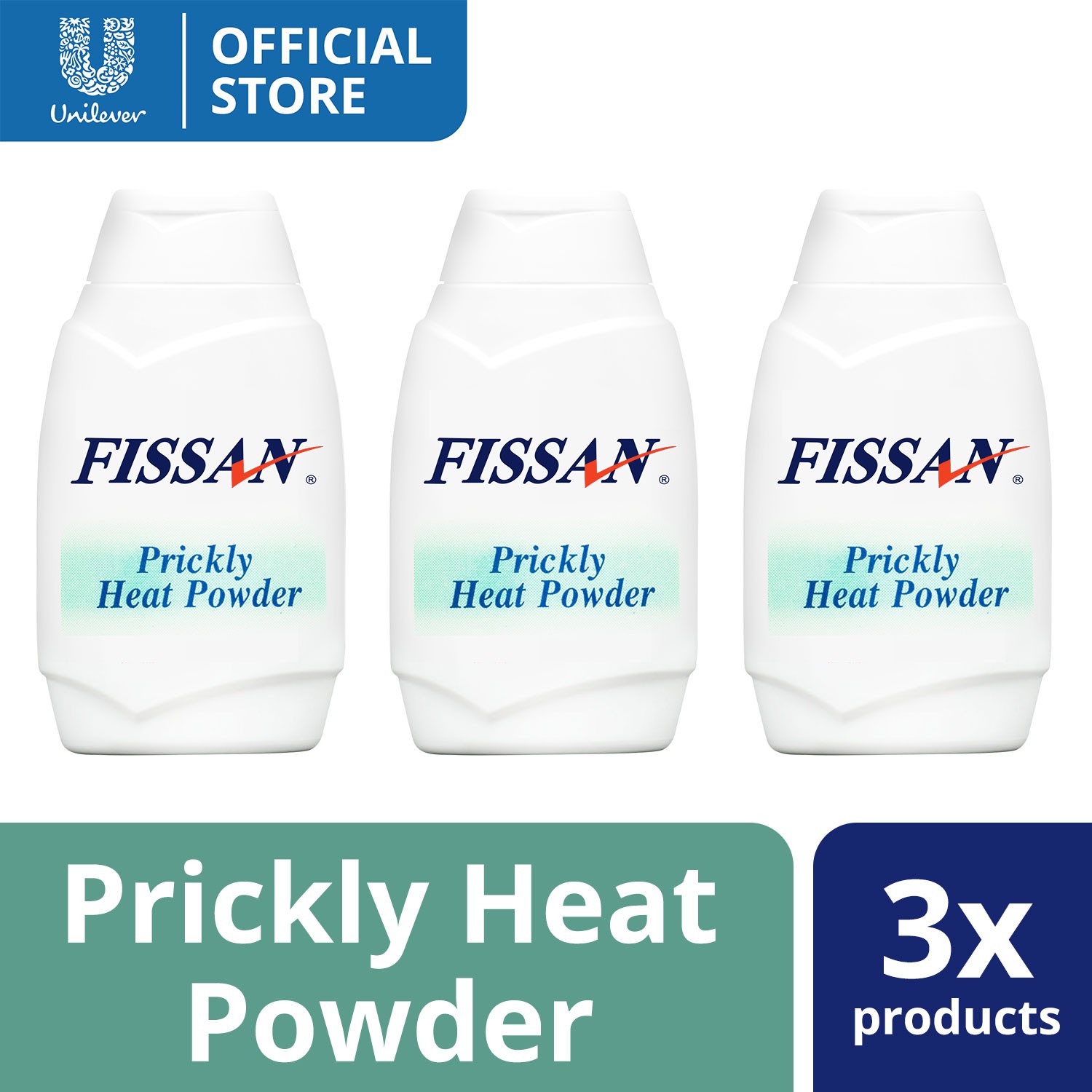 Fissan Prickly Heat Powder 100G X3 | Shopee Philippines