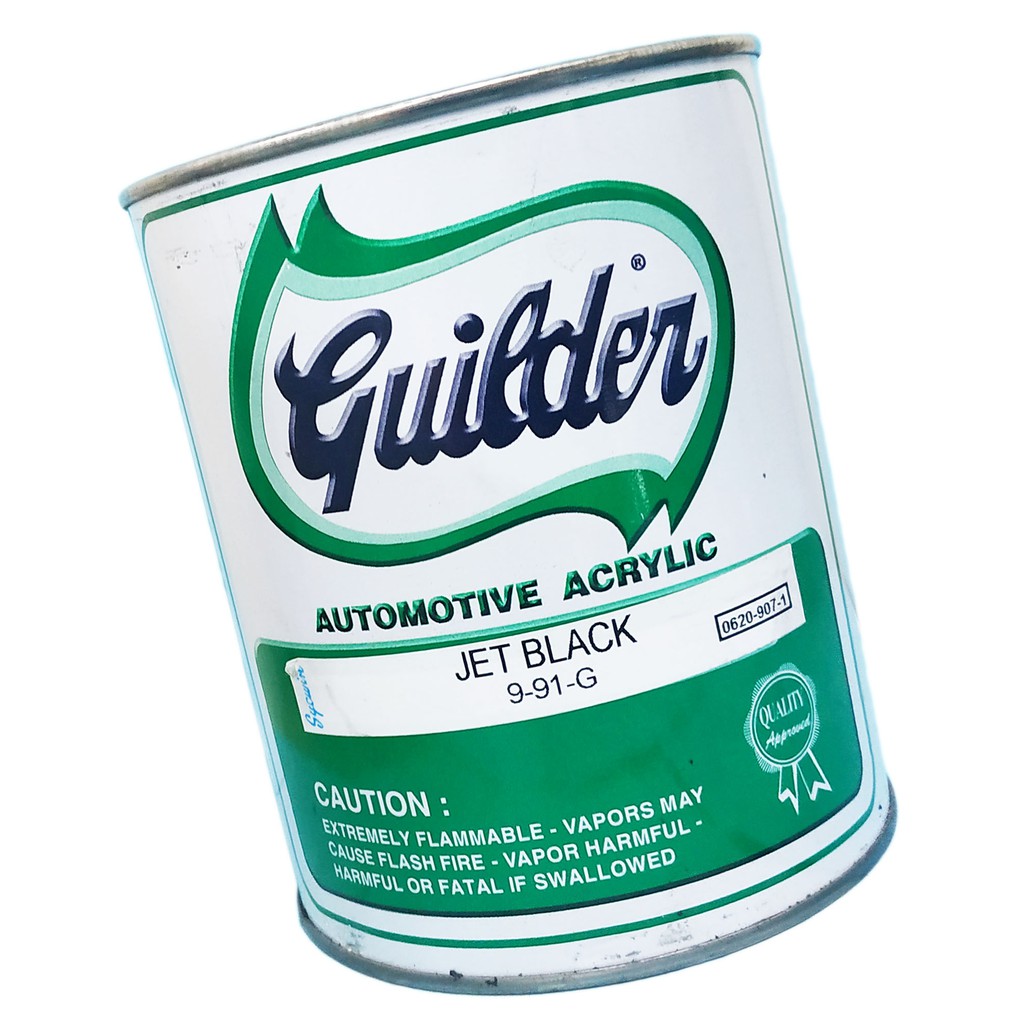 GUILDER AUTOMOTIVE ACRYLIC JET BLACK ( 1 GALON ) CODE NO. 9-91-G ( 1 ...