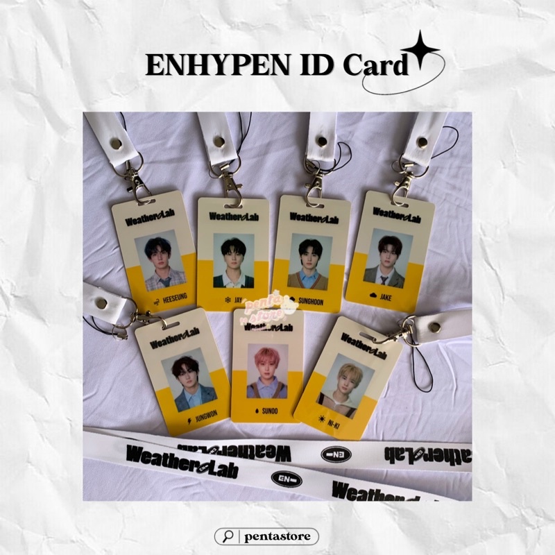 Enhypen ID Card Lanyard | Shopee Philippines